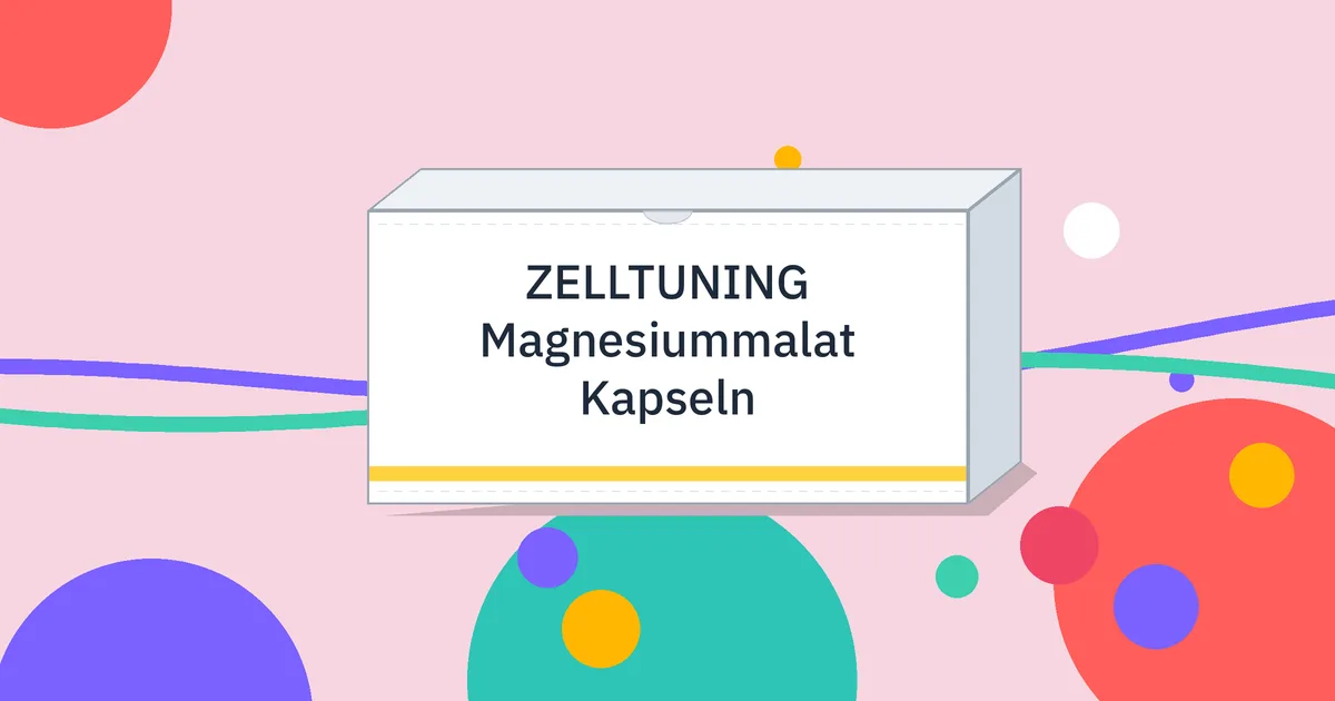 Symbolbild: Packung mit der Aufschrift ZELLTUNING Magnesiummalat Kapseln (PZN 16831105) – Verfügbarkeit und Bezug in Apotheken in Frankfurt am Main