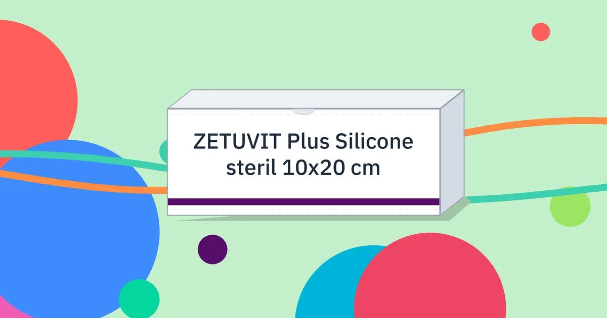 Symbolbild: Packung mit der Aufschrift ZETUVIT Plus Silicone steril 10x20 cm (PZN 17435469) – Verfügbarkeit und Bezug in Apotheken in Frankfurt am Main