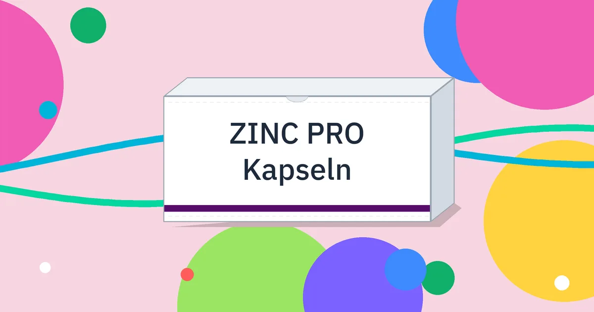 Symbolbild: Packung mit der Aufschrift ZINC PRO Kapseln (PZN 11017498) – Verfügbarkeit und Bezug in Apotheken in Frankfurt am Main