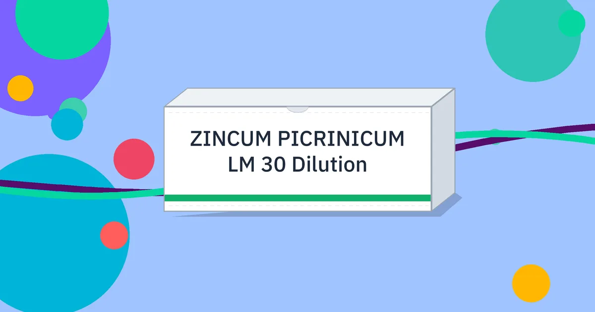 Symbolbild: Packung mit der Aufschrift ZINCUM PICRINICUM LM 30 Dilution (PZN 13298716) – Verfügbarkeit und Bezug in Apotheken in Frankfurt am Main