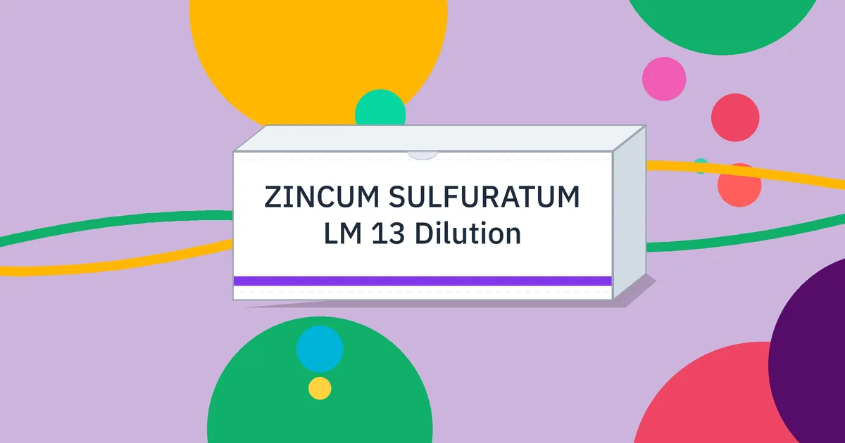 Symbolbild: Packung mit der Aufschrift ZINCUM SULFURATUM LM 13 Dilution (PZN 13299236) – Verfügbarkeit und Bezug in Apotheken in Frankfurt am Main
