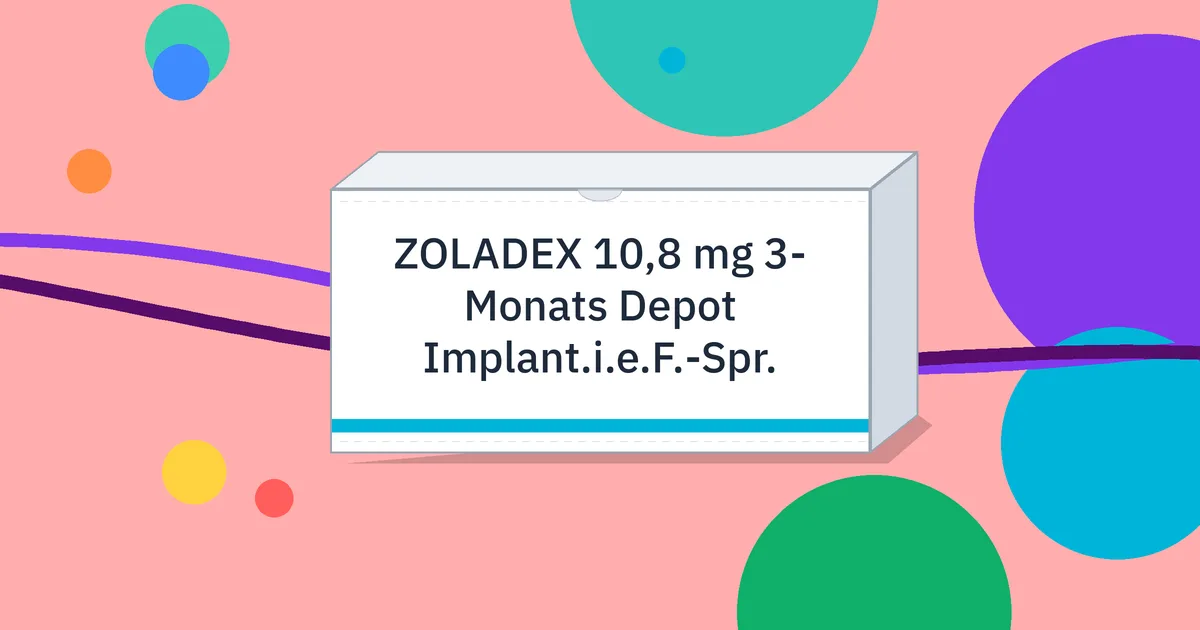 Symbolbild: Packung mit der Aufschrift ZOLADEX 10,8 mg 3-Monats Depot Implant.i.e.F.-Spr. (PZN 00244831) – Verfügbarkeit und Bezug in Apotheken in Frankfurt am Main