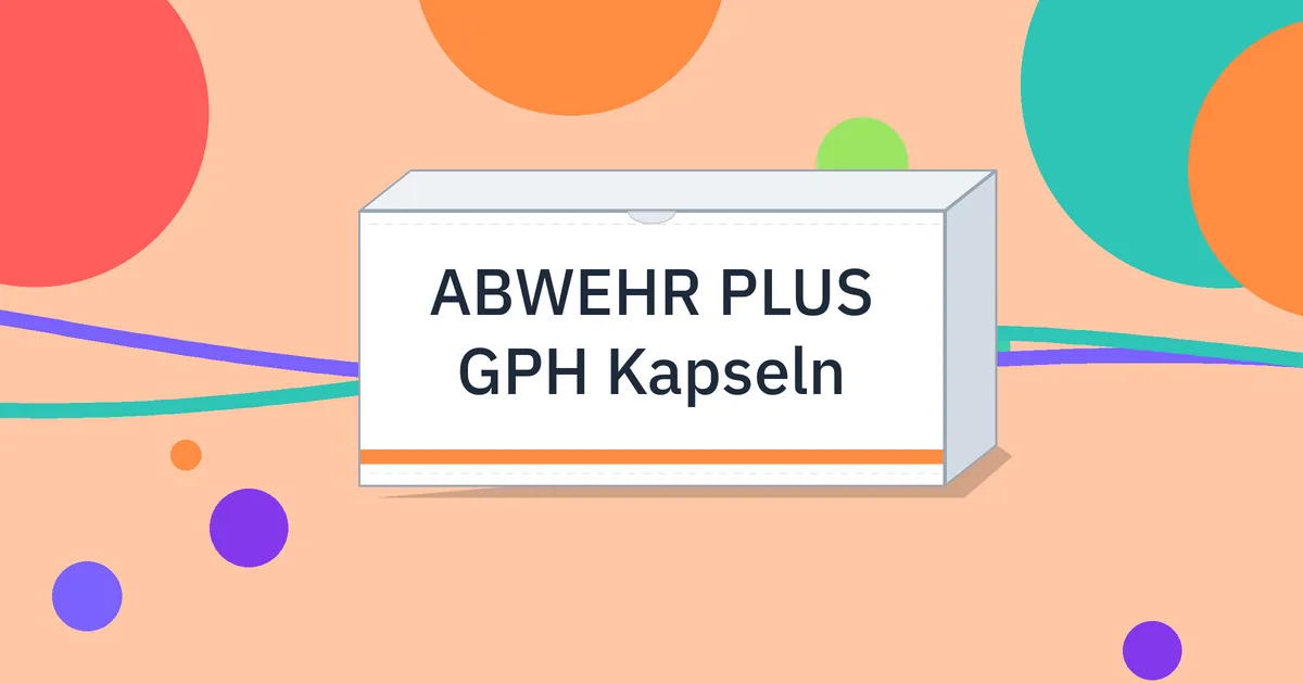 Symbolbild: Packung mit der Aufschrift ABWEHR PLUS GPH Kapseln (PZN 10555006) – Verfügbarkeit und Bezug in Apotheken in Frankfurt am Main