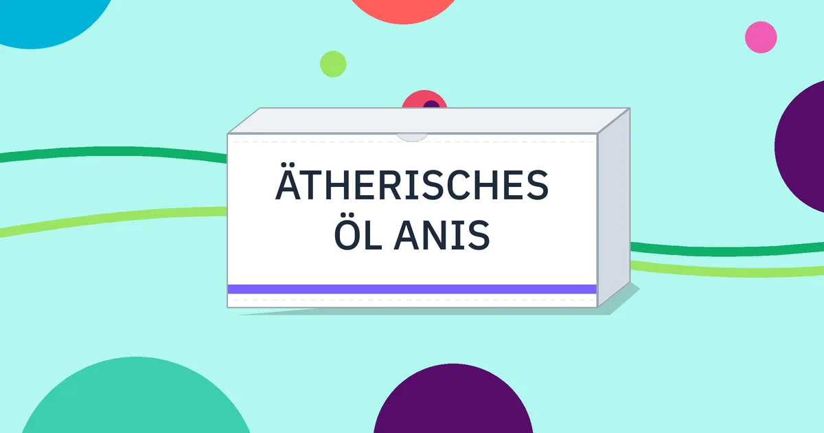 Symbolbild: Packung mit der Aufschrift ÄTHERISCHES ÖL ANIS (PZN 20026674) – Verfügbarkeit und Bezug in Apotheken in Frankfurt am Main