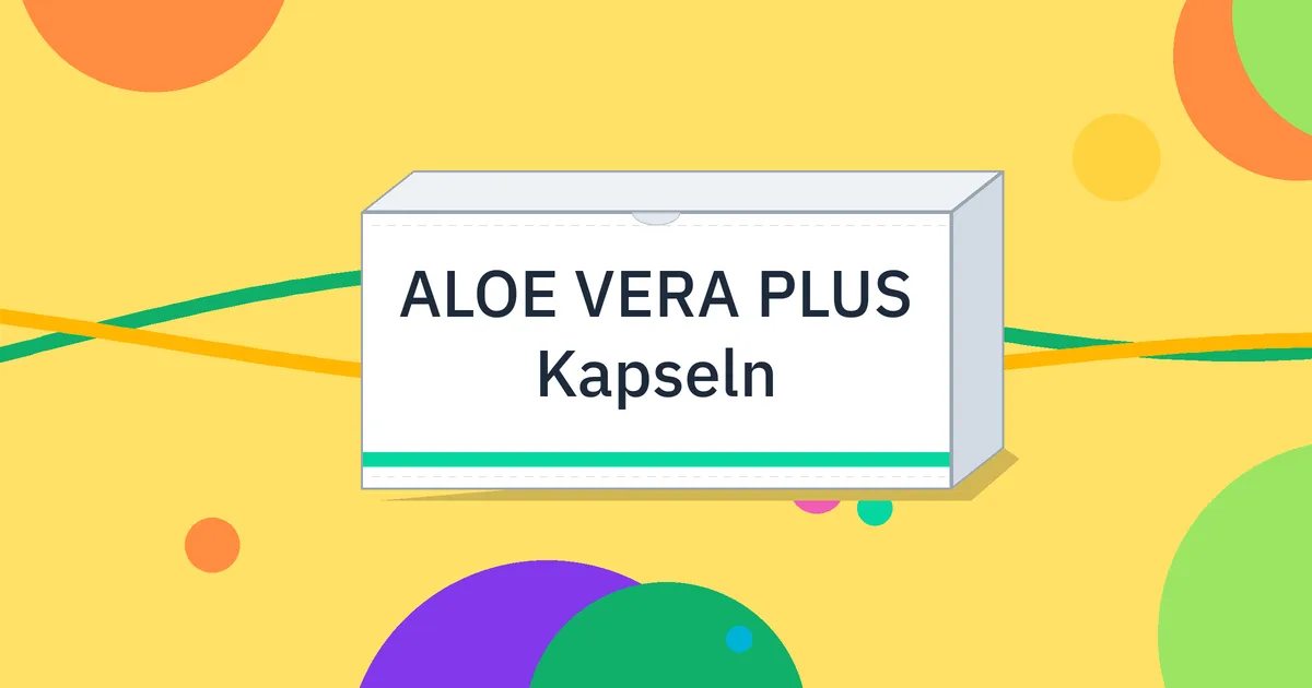Symbolbild: Packung mit der Aufschrift ALOE VERA PLUS Kapseln (PZN 00473744) – Verfügbarkeit und Bezug in Apotheken in Frankfurt am Main