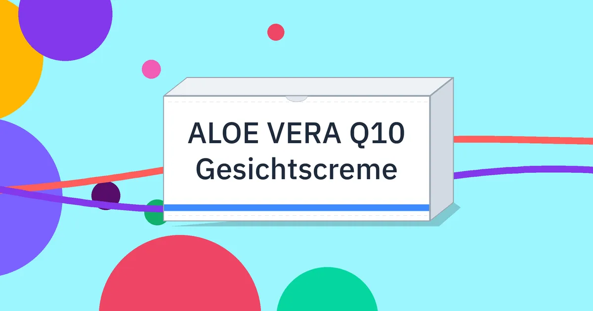 Symbolbild: Packung mit der Aufschrift ALOE VERA Q10 Gesichtscreme (PZN 01234763) – Verfügbarkeit und Bezug in Apotheken in Frankfurt am Main