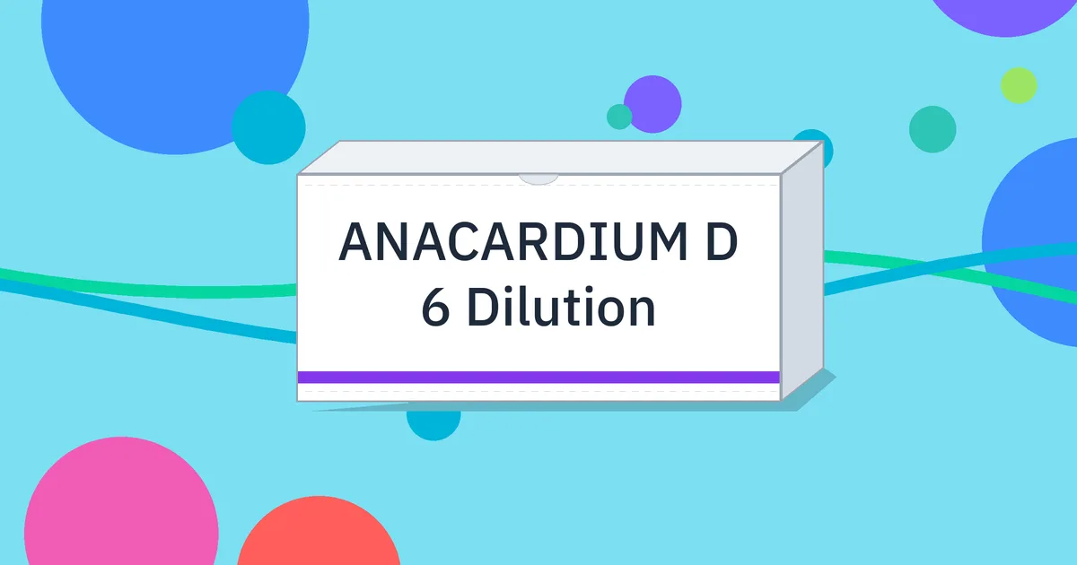 Symbolbild: Packung mit der Aufschrift ANACARDIUM D 6 Dilution (PZN 02400790) – Verfügbarkeit und Bezug in Apotheken in Frankfurt am Main