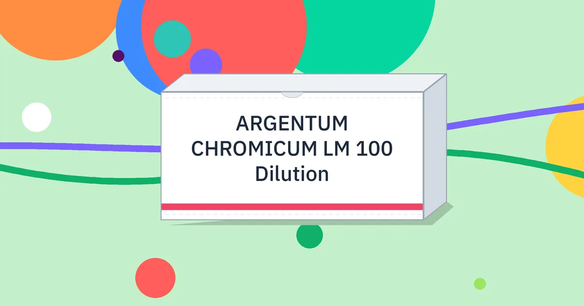 Symbolbild: Packung mit der Aufschrift ARGENTUM CHROMICUM LM 100 Dilution (PZN 13390043) – Verfügbarkeit und Bezug in Apotheken in Frankfurt am Main