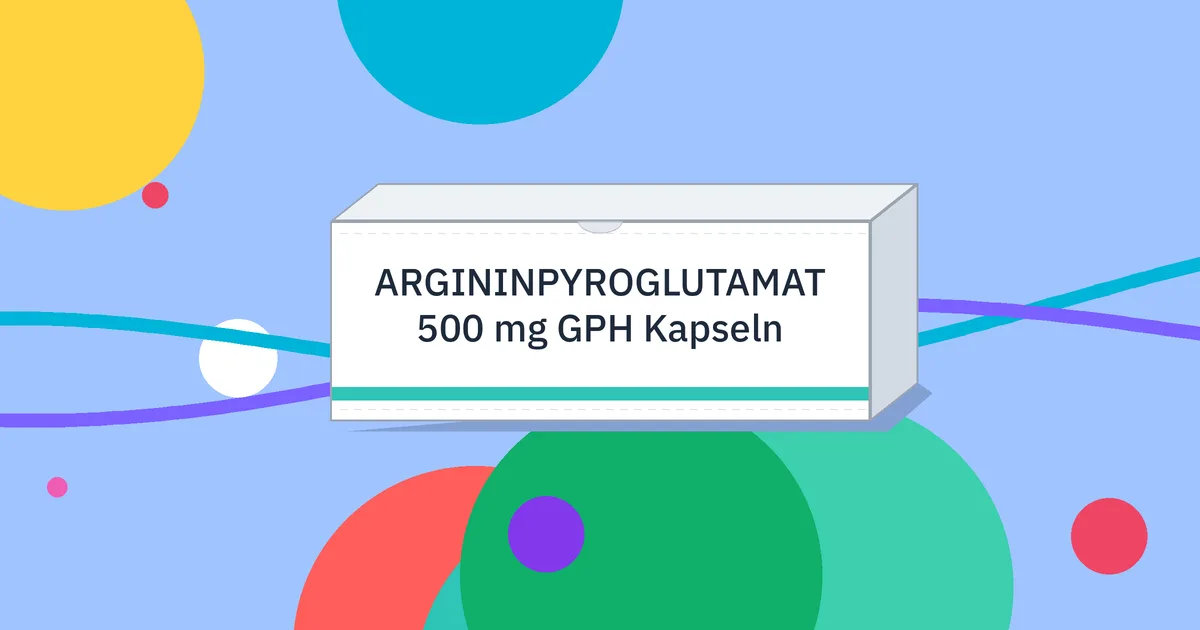 Symbolbild: Packung mit der Aufschrift ARGININPYROGLUTAMAT 500 mg GPH Kapseln (PZN 00128929) – Verfügbarkeit und Bezug in Apotheken in Frankfurt am Main