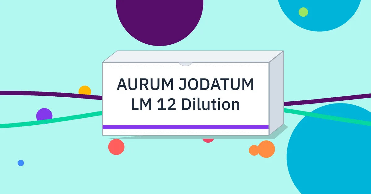 Symbolbild: Packung mit der Aufschrift AURUM JODATUM LM 12 Dilution (PZN 06921244) – Verfügbarkeit und Bezug in Apotheken in Frankfurt am Main