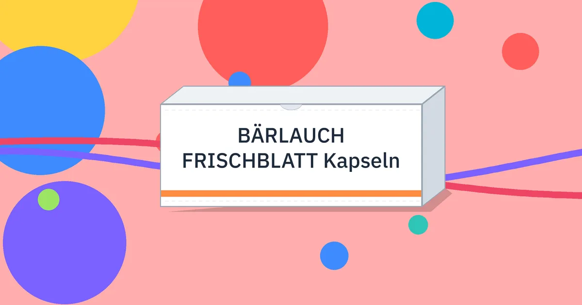Symbolbild: Packung mit der Aufschrift BÄRLAUCH FRISCHBLATT Kapseln (PZN 06172417) – Verfügbarkeit und Bezug in Apotheken in Frankfurt am Main