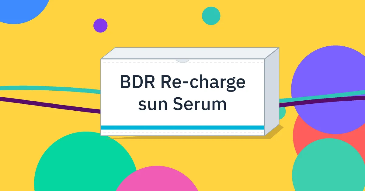 Symbolbild: Packung mit der Aufschrift BDR Re-charge sun Serum (PZN 19222878) – Verfügbarkeit und Bezug in Apotheken in Frankfurt am Main