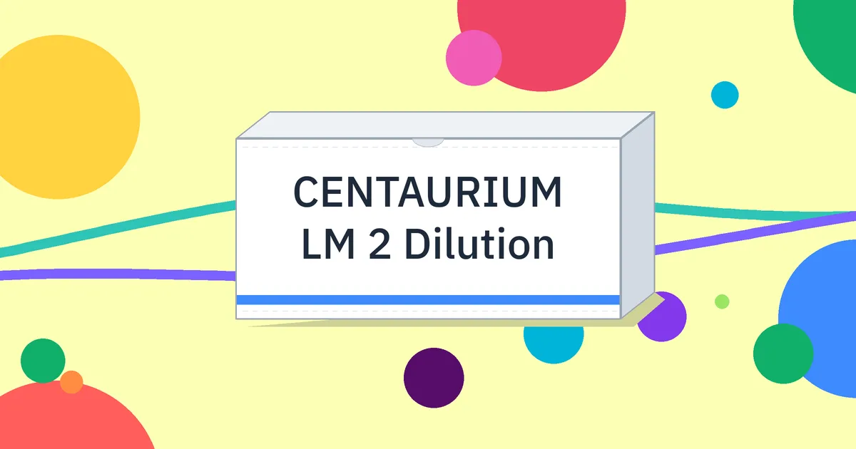 Symbolbild: Packung mit der Aufschrift CENTAURIUM LM 2 Dilution (PZN 13436029) – Verfügbarkeit und Bezug in Apotheken in Frankfurt am Main