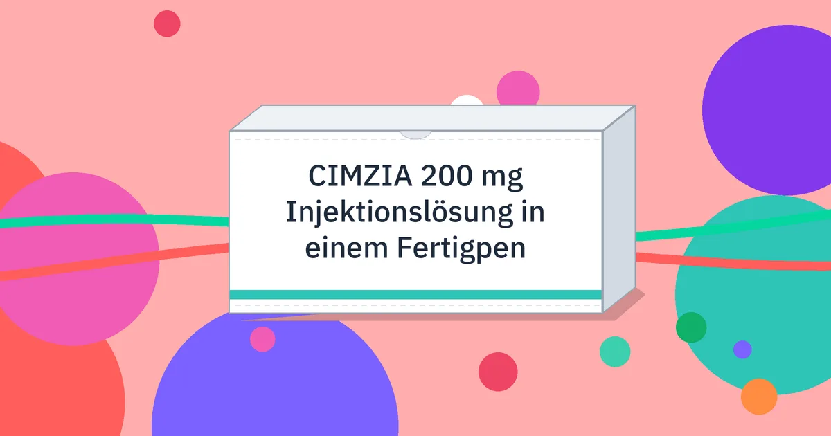 Symbolbild: Packung mit der Aufschrift CIMZIA 200 mg Injektionslösung in einem Fertigpen (PZN 16808046) – Verfügbarkeit und Bezug in Apotheken in Frankfurt am Main