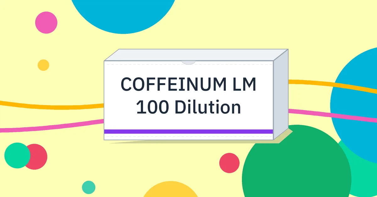 Symbolbild: Packung mit der Aufschrift COFFEINUM LM 100 Dilution (PZN 12832059) – Verfügbarkeit und Bezug in Apotheken in Frankfurt am Main