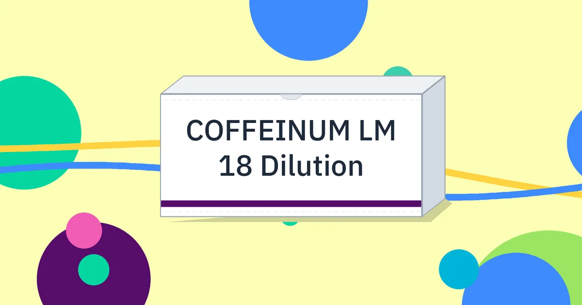 Symbolbild: Packung mit der Aufschrift COFFEINUM LM 18 Dilution (PZN 12831835) – Verfügbarkeit und Bezug in Apotheken in Frankfurt am Main