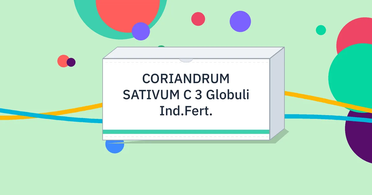 Symbolbild: Packung mit der Aufschrift CORIANDRUM SATIVUM C 3 Globuli Ind.Fert. (PZN 17729828) – Verfügbarkeit und Bezug in Apotheken in Frankfurt am Main