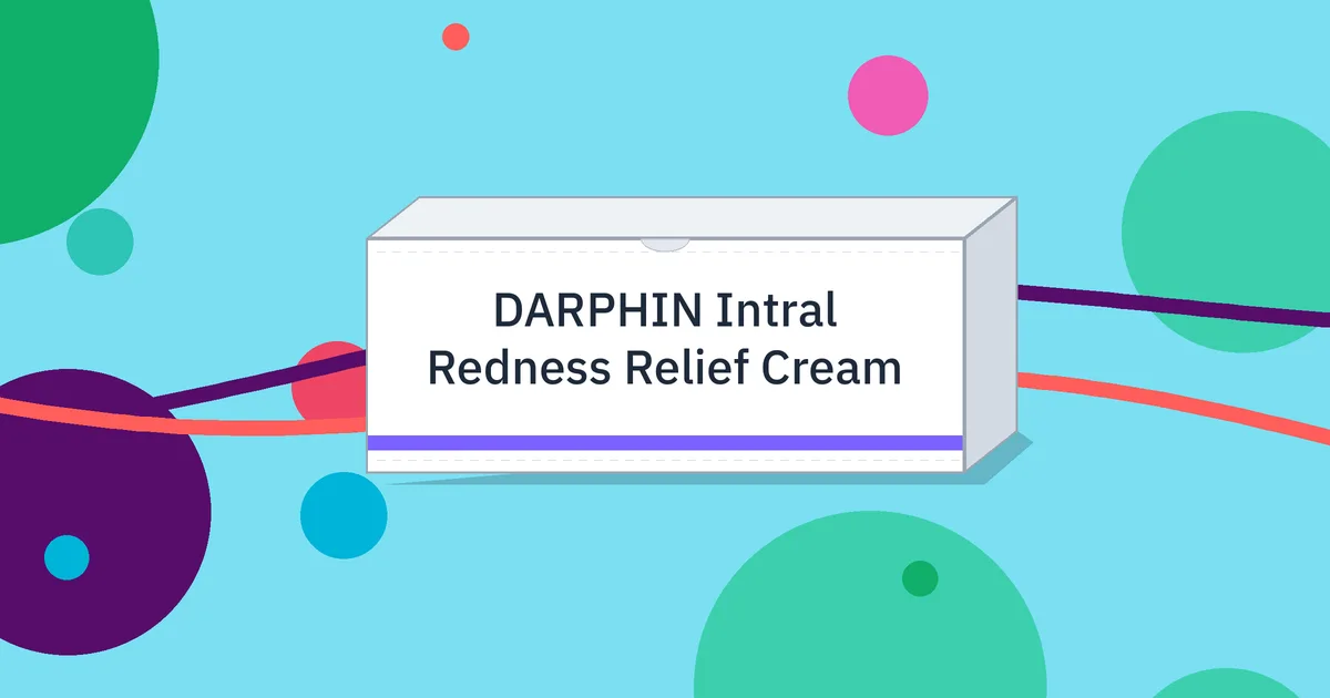 Symbolbild: Packung mit der Aufschrift DARPHIN Intral Redness Relief Cream (PZN 18750902) – Verfügbarkeit und Bezug in Apotheken in Frankfurt am Main