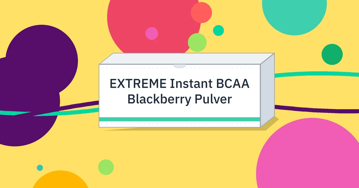 Symbolbild: Packung mit der Aufschrift EXTREME Instant BCAA Blackberry Pulver (PZN 13706492) – Verfügbarkeit und Bezug in Apotheken in Frankfurt am Main