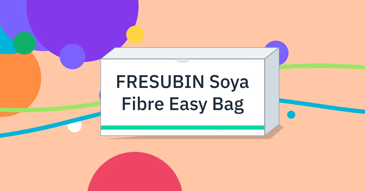 Symbolbild: Packung mit der Aufschrift FRESUBIN Soya Fibre Easy Bag (PZN 01027024) – Verfügbarkeit und Bezug in Apotheken in Frankfurt am Main