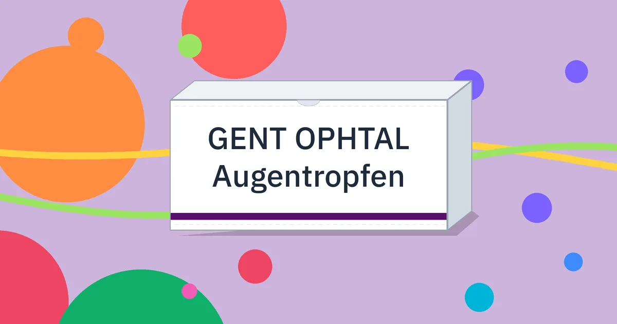 Symbolbild: Packung mit der Aufschrift GENT OPHTAL Augentropfen (PZN 02517173) – Verfügbarkeit und Bezug in Apotheken in Frankfurt am Main