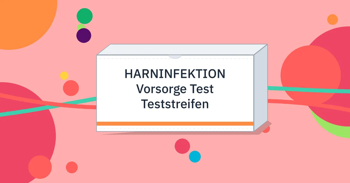 Symbolbild: Packung mit der Aufschrift HARNINFEKTION Vorsorge Test Teststreifen (PZN 00479391) – Verfügbarkeit und Bezug in Apotheken in Frankfurt am Main