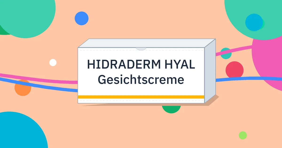 Symbolbild: Packung mit der Aufschrift HIDRADERM HYAL Gesichtscreme (PZN 18018377) – Verfügbarkeit und Bezug in Apotheken in Frankfurt am Main