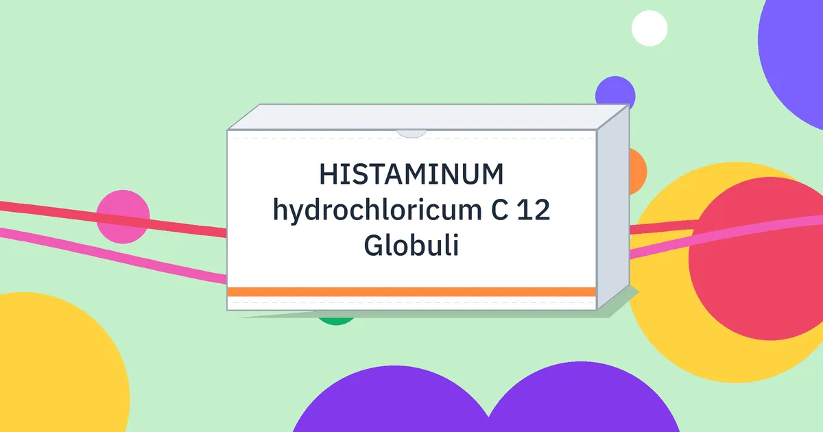 Symbolbild: Packung mit der Aufschrift HISTAMINUM hydrochloricum C 12 Globuli (PZN 16696015) – Verfügbarkeit und Bezug in Apotheken in Frankfurt am Main