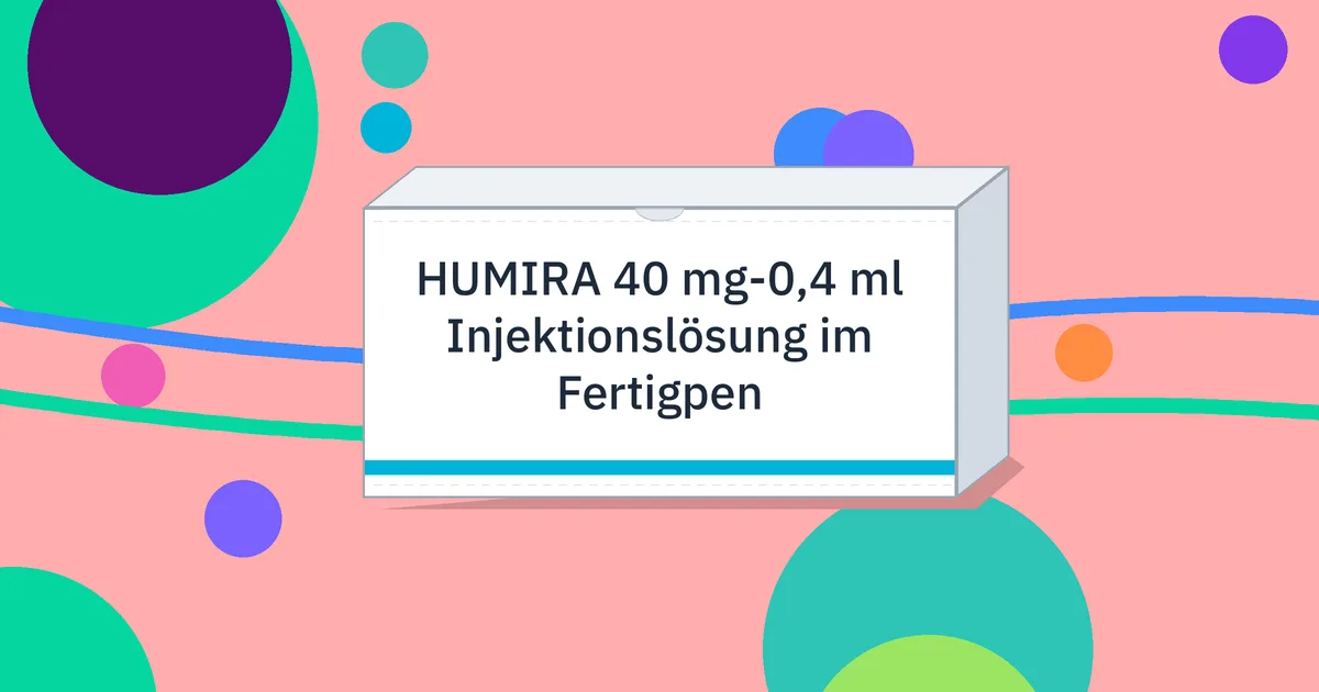 Symbolbild: Packung mit der Aufschrift HUMIRA 40 mg-0,4 ml Injektionslösung im Fertigpen (PZN 19077057) – Verfügbarkeit und Bezug in Apotheken in Frankfurt am Main