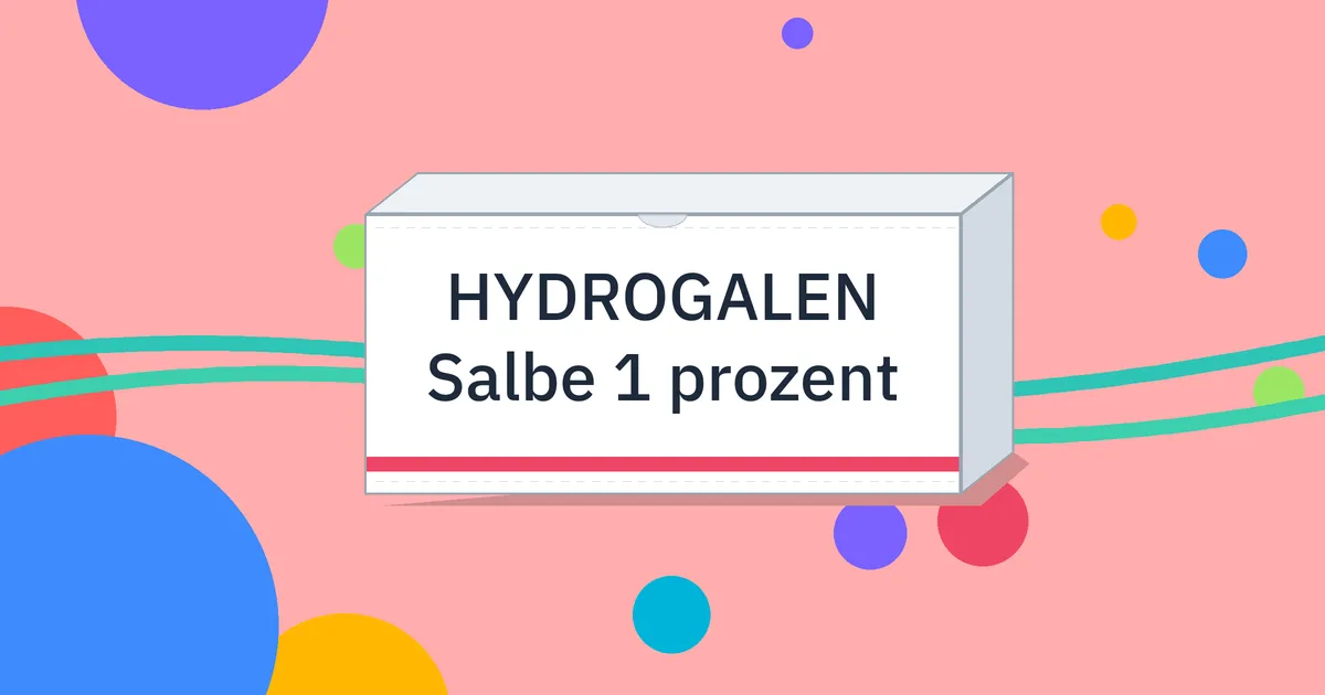 Symbolbild: Packung mit der Aufschrift HYDROGALEN Salbe 1 prozent (PZN 08604401) – Verfügbarkeit und Bezug in Apotheken in Frankfurt am Main
