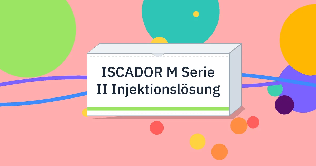 Symbolbild: Packung mit der Aufschrift ISCADOR M Serie II Injektionslösung (PZN 09751280) – Verfügbarkeit und Bezug in Apotheken in Frankfurt am Main