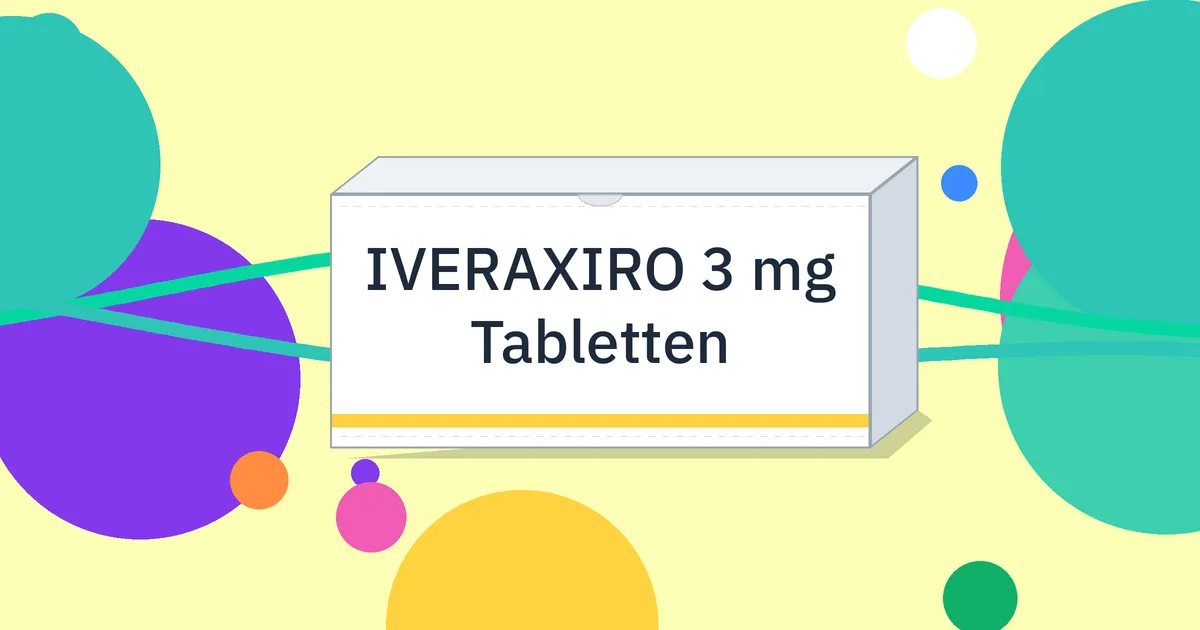 Symbolbild: Packung mit der Aufschrift IVERAXIRO 3 mg Tabletten (PZN 18239523) – Verfügbarkeit und Bezug in Apotheken in Frankfurt am Main