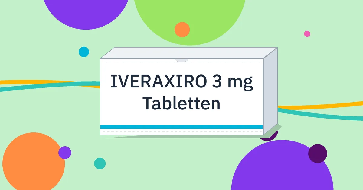 Symbolbild: Packung mit der Aufschrift IVERAXIRO 3 mg Tabletten (PZN 18290470) – Verfügbarkeit und Bezug in Apotheken in Frankfurt am Main