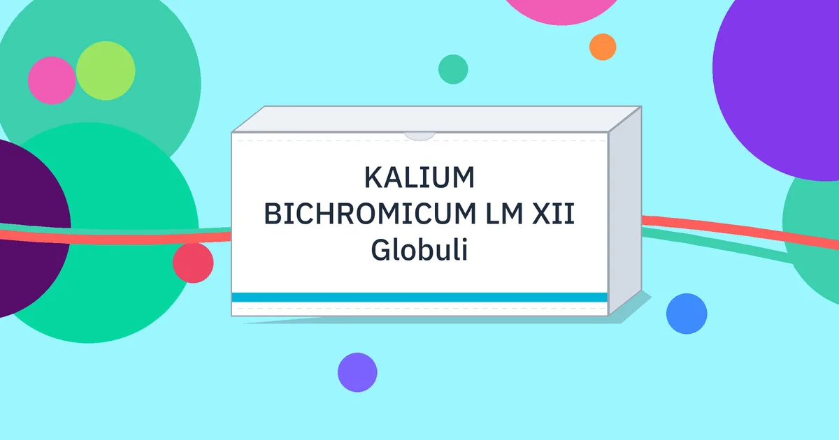 Symbolbild: Packung mit der Aufschrift KALIUM BICHROMICUM LM XII Globuli (PZN 02678025) – Verfügbarkeit und Bezug in Apotheken in Frankfurt am Main