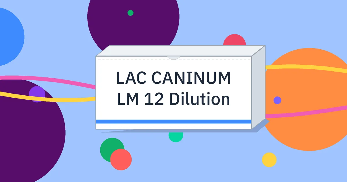 Symbolbild: Packung mit der Aufschrift LAC CANINUM LM 12 Dilution (PZN 07540840) – Verfügbarkeit und Bezug in Apotheken in Frankfurt am Main