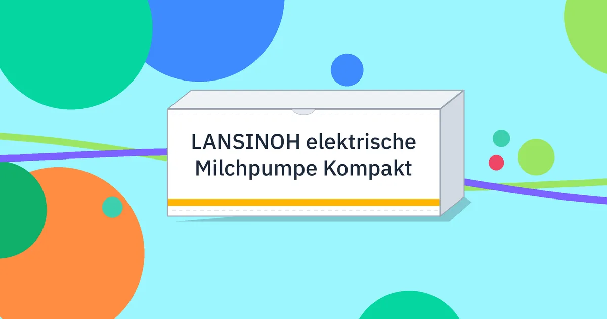 Symbolbild: Packung mit der Aufschrift LANSINOH elektrische Milchpumpe Kompakt (PZN 14333751) – Verfügbarkeit und Bezug in Apotheken in Frankfurt am Main