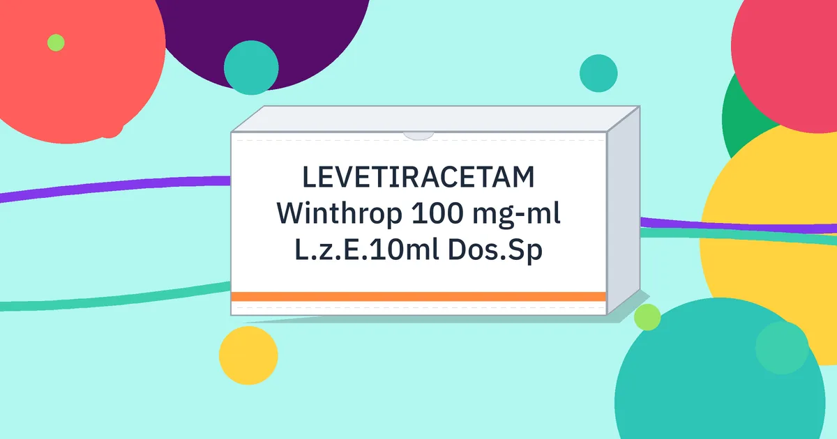 Symbolbild: Packung mit der Aufschrift LEVETIRACETAM Winthrop 100 mg-ml L.z.E.10ml Dos.Sp (PZN 08928210) – Verfügbarkeit und Bezug in Apotheken in Frankfurt am Main