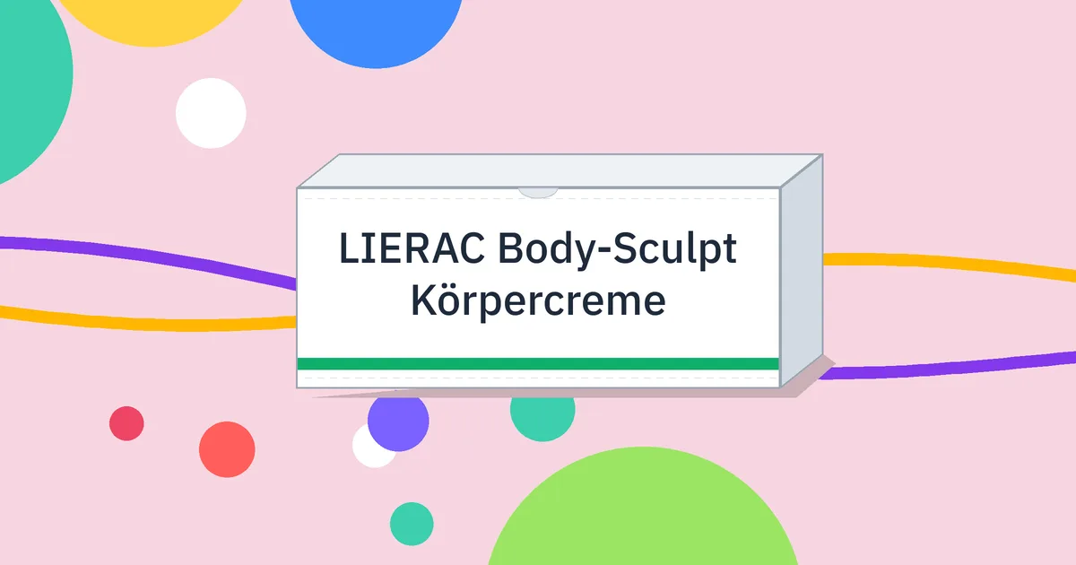 Symbolbild: Packung mit der Aufschrift LIERAC Body-Sculpt Körpercreme (PZN 19180631) – Verfügbarkeit und Bezug in Apotheken in Frankfurt am Main