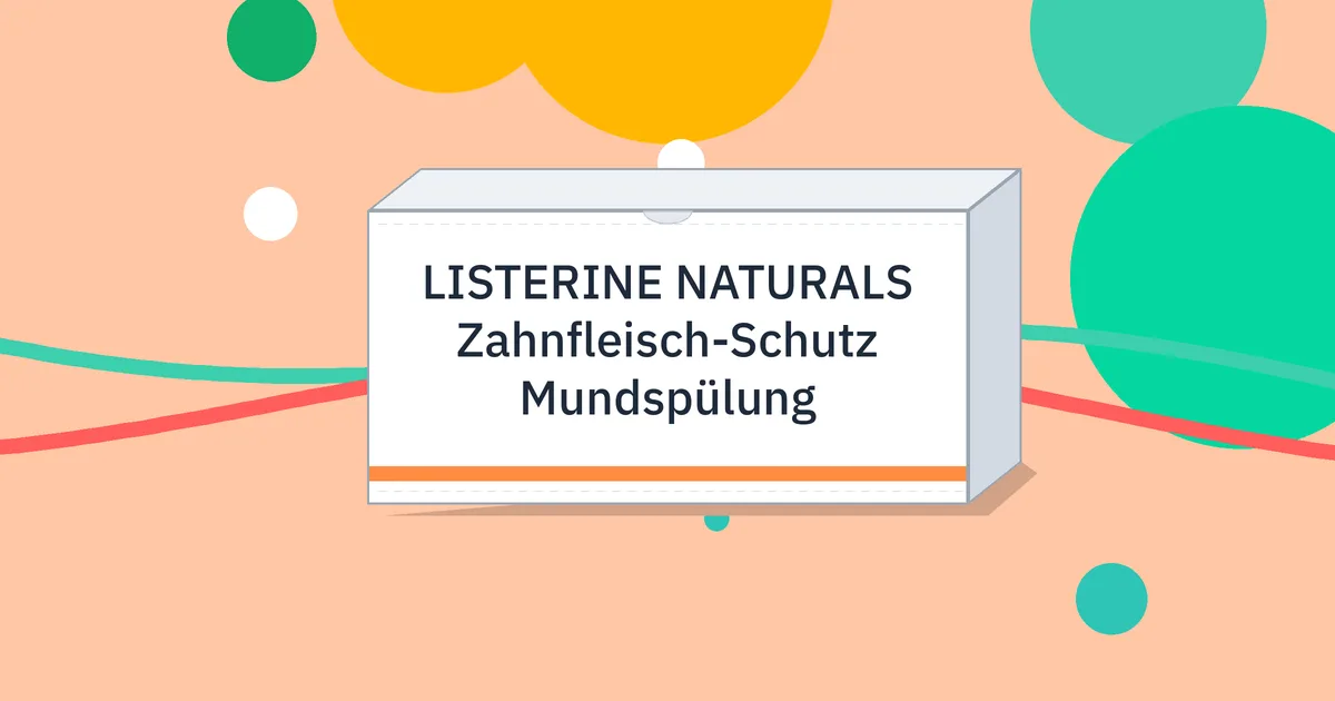 Symbolbild: Packung mit der Aufschrift LISTERINE NATURALS Zahnfleisch-Schutz Mundspülung (PZN 17991348) – Verfügbarkeit und Bezug in Apotheken in Frankfurt am Main