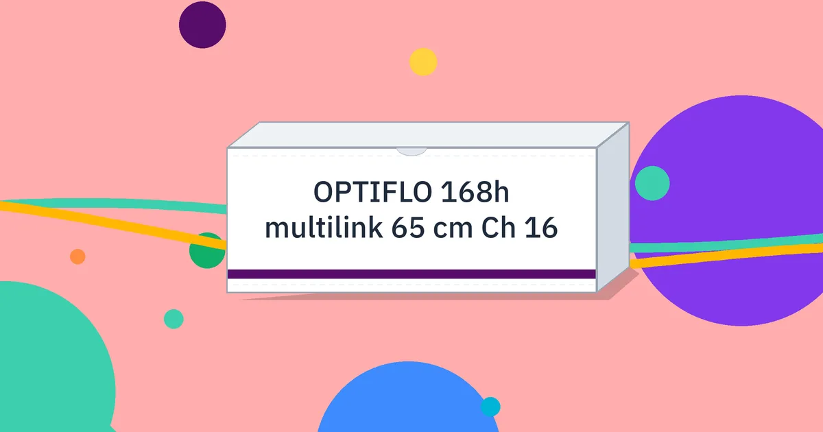 Symbolbild: Packung mit der Aufschrift OPTIFLO 168h multilink 65 cm Ch 16 (PZN 11649028) – Verfügbarkeit und Bezug in Apotheken in Frankfurt am Main