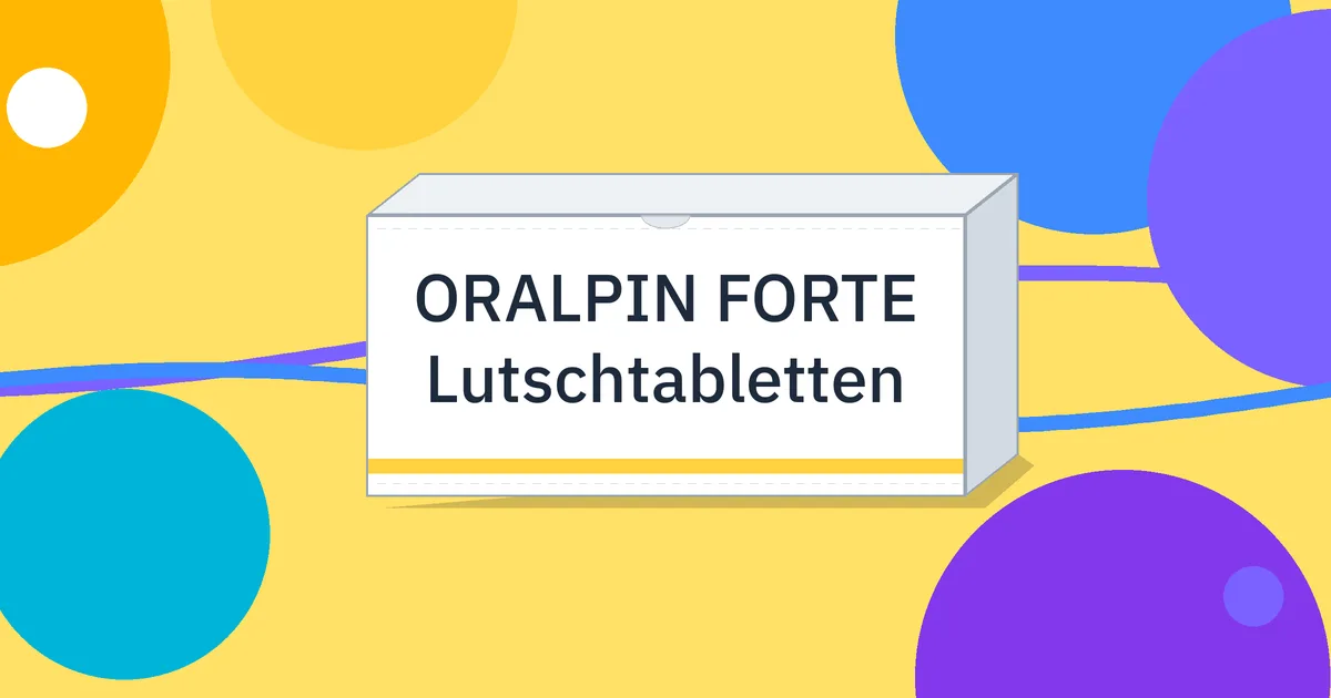Symbolbild: Packung mit der Aufschrift ORALPIN FORTE Lutschtabletten (PZN 20032060) – Verfügbarkeit und Bezug in Apotheken in Frankfurt am Main