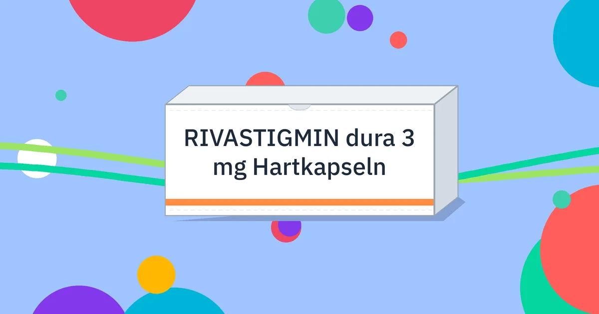 Symbolbild: Packung mit der Aufschrift RIVASTIGMIN dura 3 mg Hartkapseln (PZN 09289261) – Verfügbarkeit und Bezug in Apotheken in Frankfurt am Main