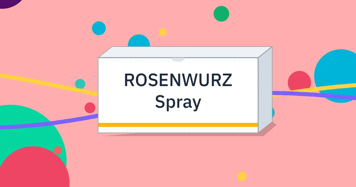 Symbolbild: Packung mit der Aufschrift ROSENWURZ Spray (PZN 18781162) – Verfügbarkeit und Bezug in Apotheken in Frankfurt am Main
