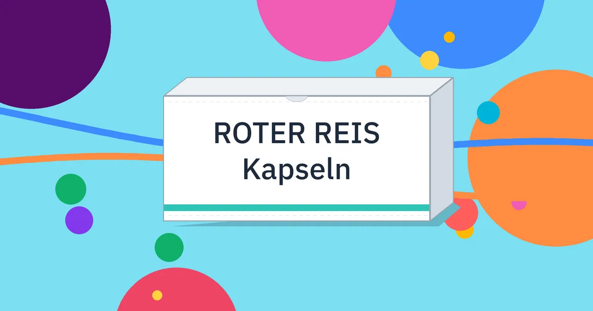 Symbolbild: Packung mit der Aufschrift ROTER REIS Kapseln (PZN 18259916) – Verfügbarkeit und Bezug in Apotheken in Frankfurt am Main