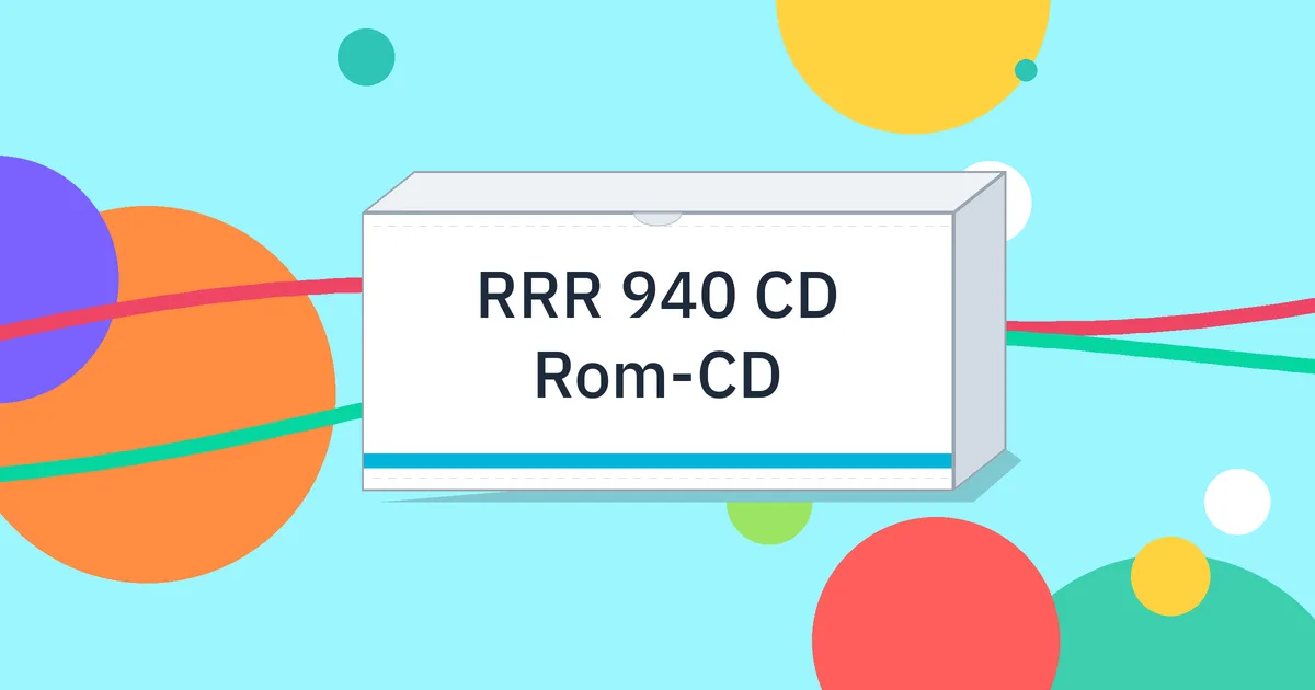 Symbolbild: Packung mit der Aufschrift RRR 940 CD Rom-CD (PZN 05975930) – Verfügbarkeit und Bezug in Apotheken in Frankfurt am Main