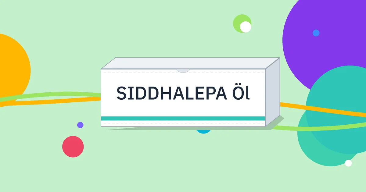 Symbolbild: Packung mit der Aufschrift SIDDHALEPA Öl (PZN 07596295) – Verfügbarkeit und Bezug in Apotheken in Frankfurt am Main