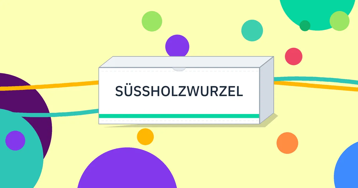 Symbolbild: Packung mit der Aufschrift SÜSSHOLZWURZEL (PZN 08466034) – Verfügbarkeit und Bezug in Apotheken in Frankfurt am Main
