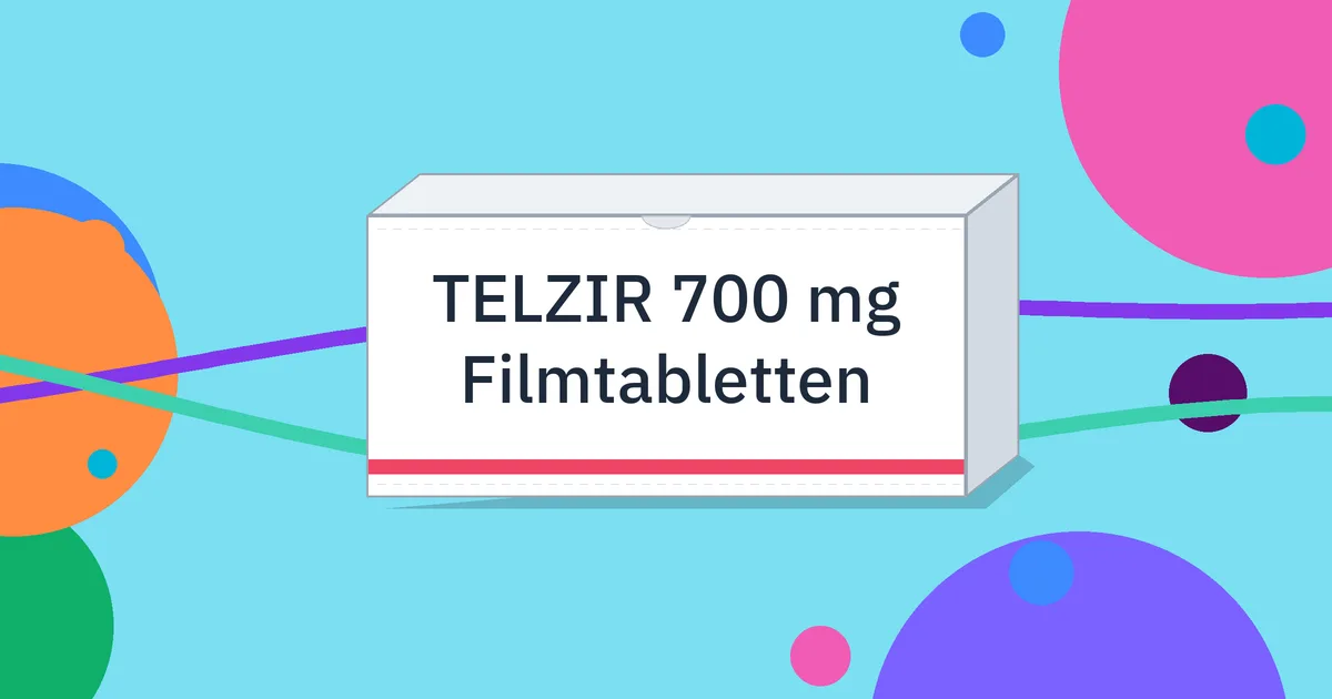 Symbolbild: Packung mit der Aufschrift TELZIR 700 mg Filmtabletten (PZN 03679357) – Verfügbarkeit und Bezug in Apotheken in Frankfurt am Main