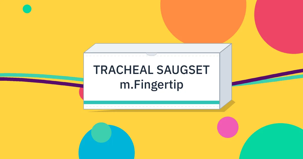 Symbolbild: Packung mit der Aufschrift TRACHEAL SAUGSET m.Fingertip (PZN 07487212) – Verfügbarkeit und Bezug in Apotheken in Frankfurt am Main