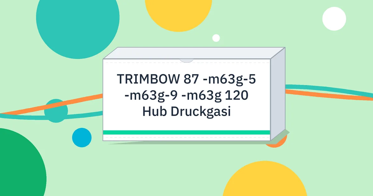 Symbolbild: Packung mit der Aufschrift TRIMBOW 87 -m63g-5 -m63g-9 -m63g 120 Hub Druckgasi (PZN 12777366) – Verfügbarkeit und Bezug in Apotheken in Frankfurt am Main